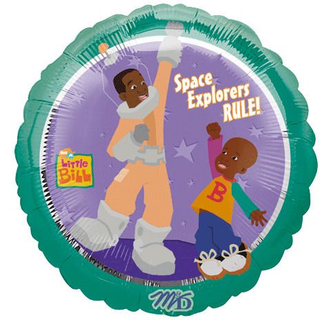 18" Little Bill Space Explorers | Bargain Balloons - Mylar Balloons and ...